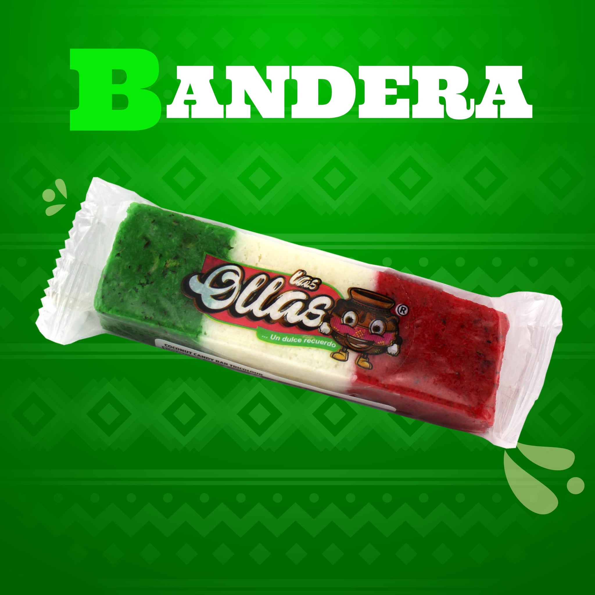 LAS OLLAS COCO BANDERA 1/3.52 OZ. SKU 880342000926 BY KEDAKE INC ...